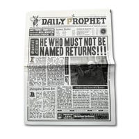 Hogwarts-harry Potter-daily Prophet-birthday Invitation-instant ...