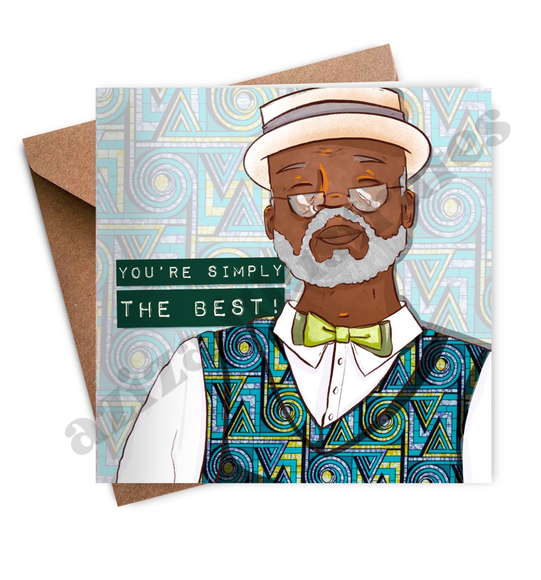 Old Man Father’s Day Card | Grandad Father’s Day Card | Father’s Day - Etsy