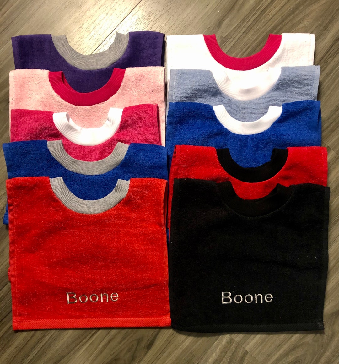 Kids VARIETY PACK 3/5/10 Personalized Pullover Bibs,hemmed,boy Baby ...