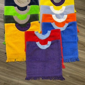 VARIETY PACK of 3 Personalized Fringed Pullover Bibs,boy Baby, Baby ...