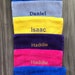 VARIETY PACK of 3 Personalized Fringed Pullover Bibs,boy Baby, Baby ...