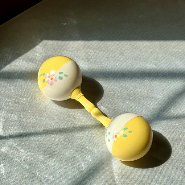 Vintage Baby Rattle - Etsy