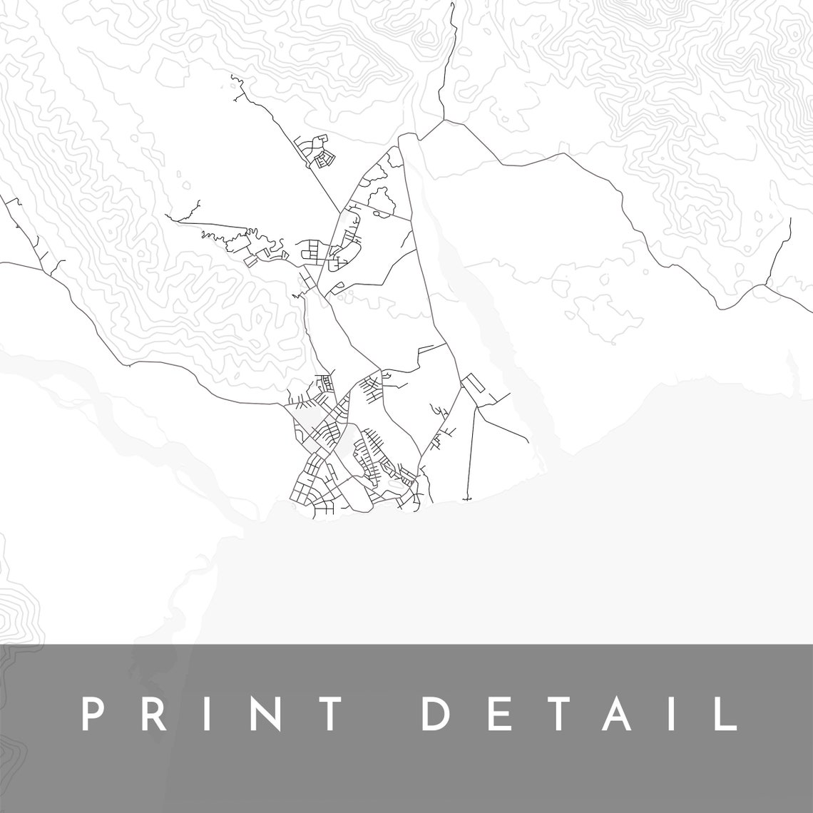 Lae map Lae Papua New Guinea city map print map poster | Etsy