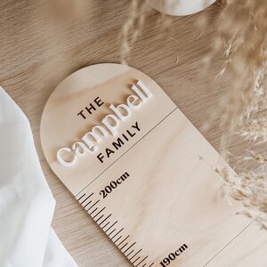 Personalised Growth Chart Family Height Height Ruler - Etsy
