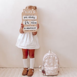 First Day School Sign | First Day of School Board | Personalised First ...