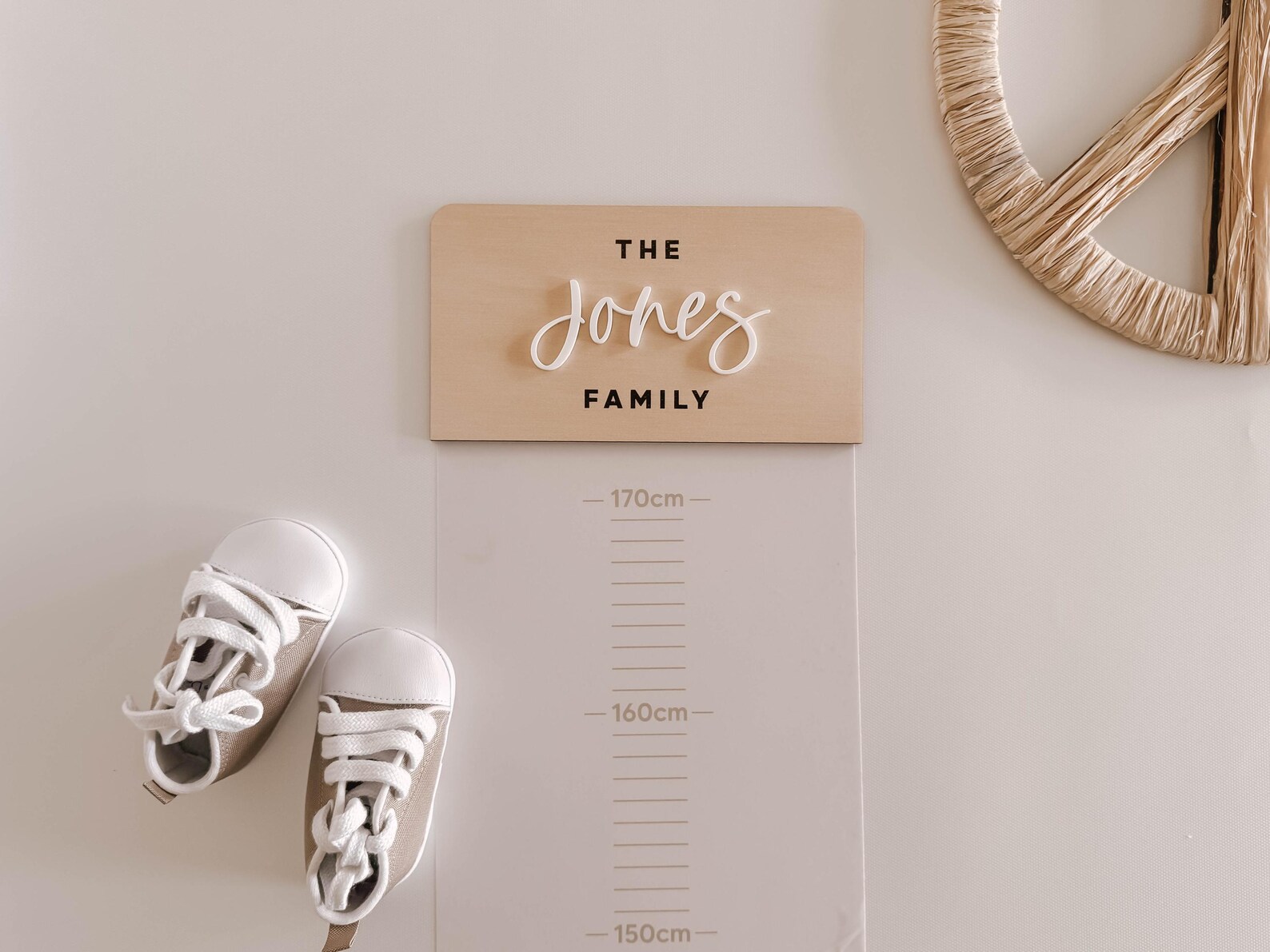 Personalised Growth Chart - Family - Family Growth Chart - Height Ruler ...