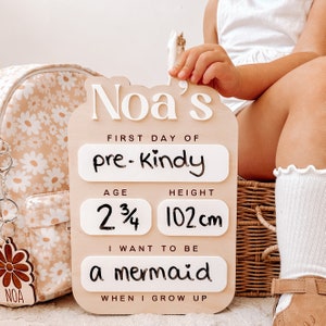 First Day School Sign | First Day of School Board | Personalised First ...