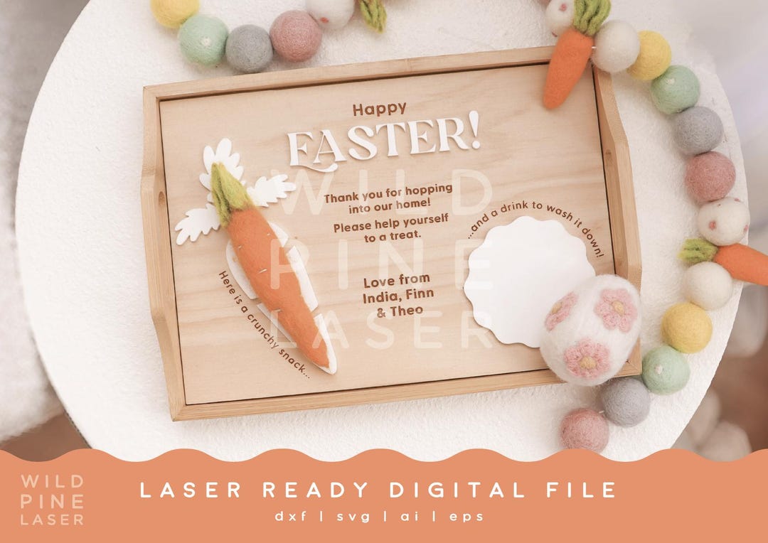 Easter Plate SVG | Easter Tray SVG | Easter Svg | Easter Bunny Plate ...