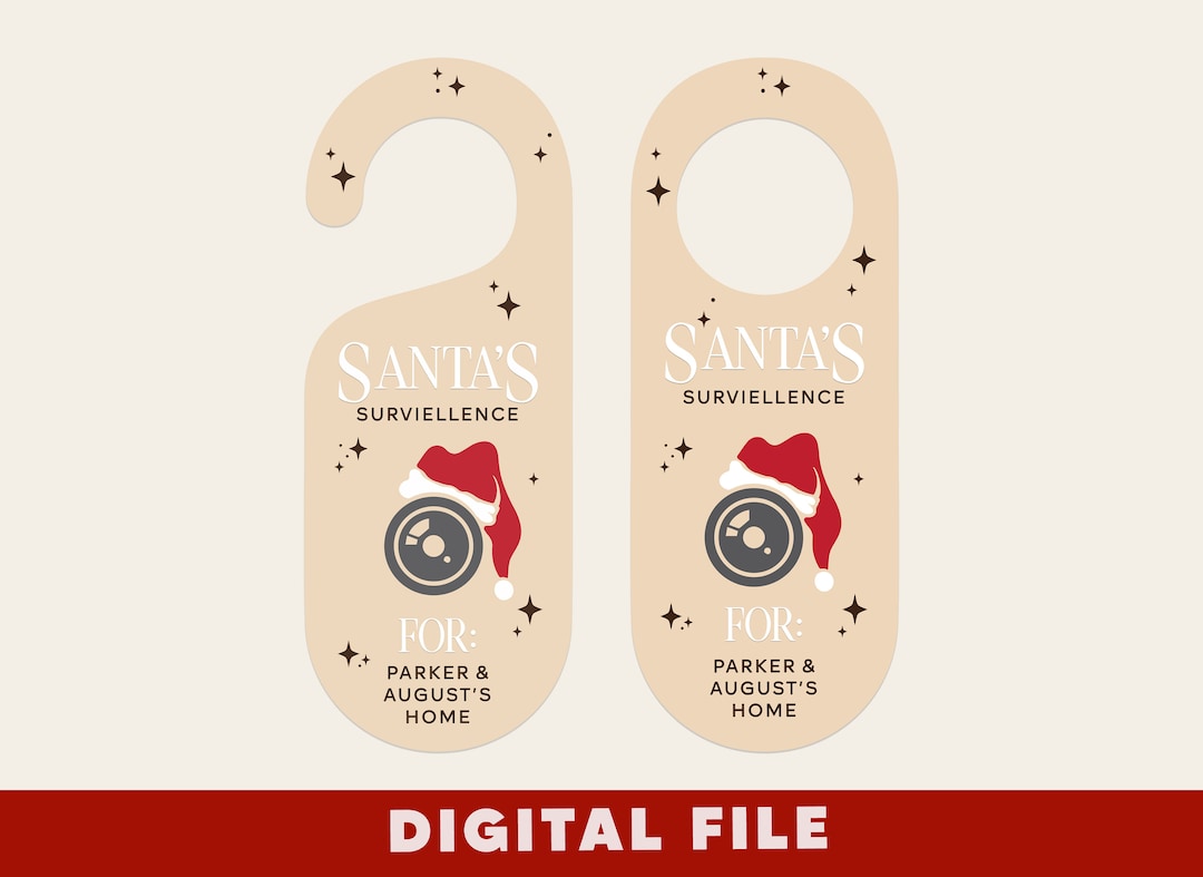 PREMIUM Santa Cam SVG | Christmas Svg | Santa Surveillance SVG | Santa ...