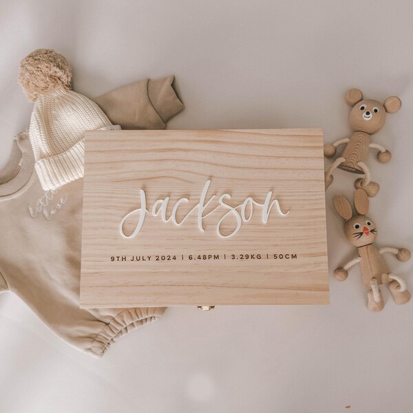 Wooden Memory Box - Etsy