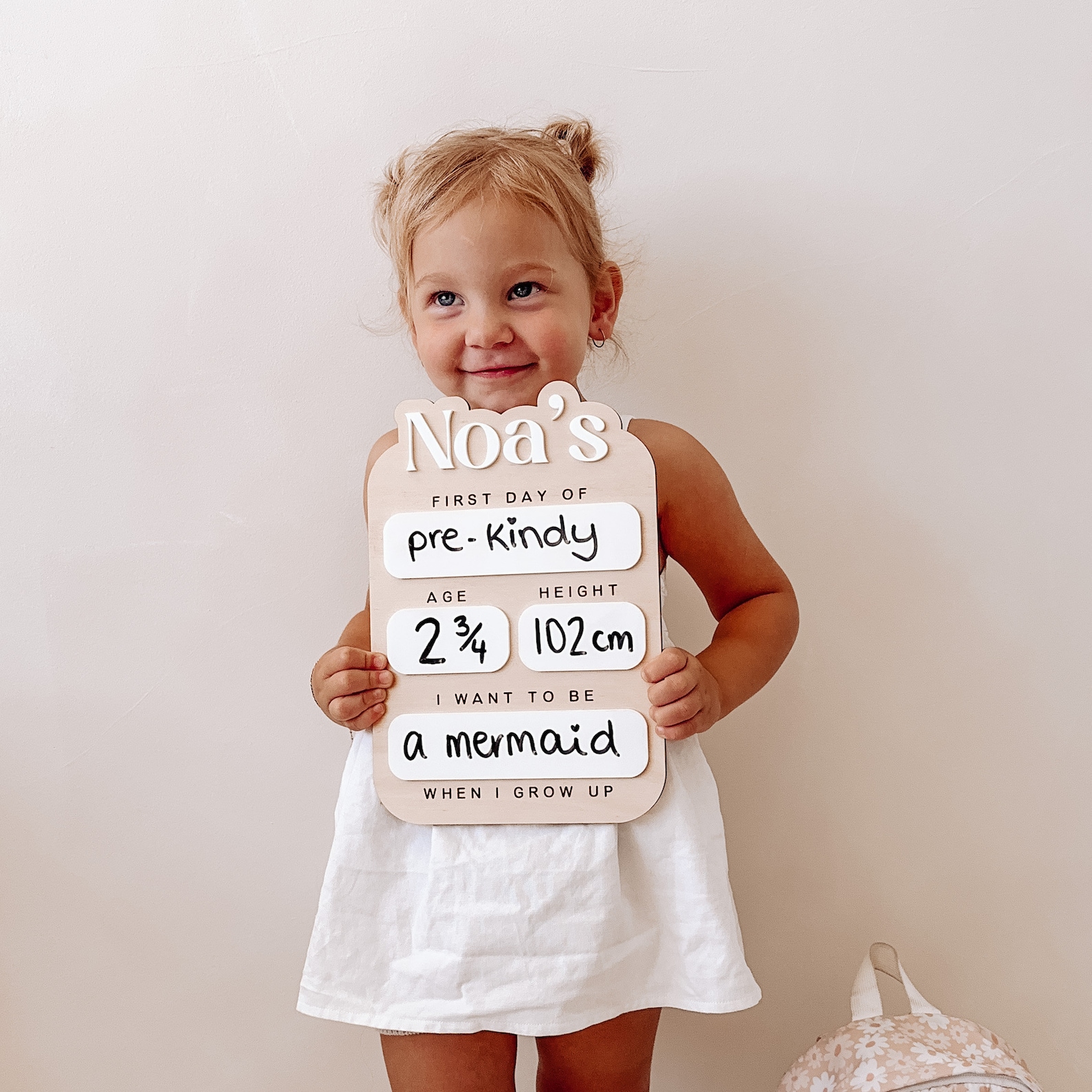 Personalized First Day of School Board: Milestone Photo Prop - Etsy