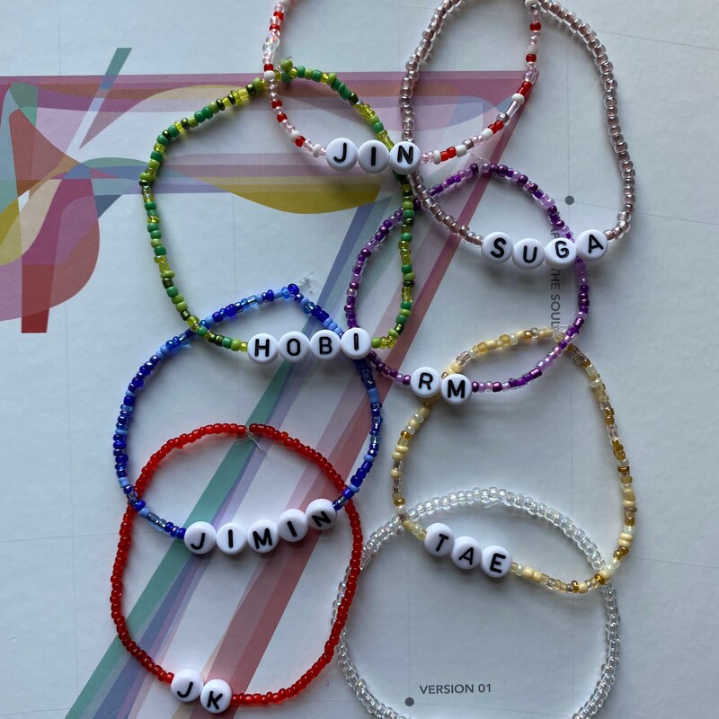 Bts Bracelet - Etsy