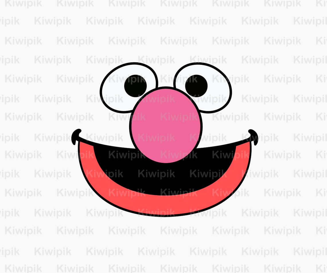 Sesame Street Grover Faces Svg Sesame Street Svg Grover | Etsy