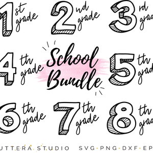 First Day of School Bundle - Back to School Svg, School Svg, Teacher ...