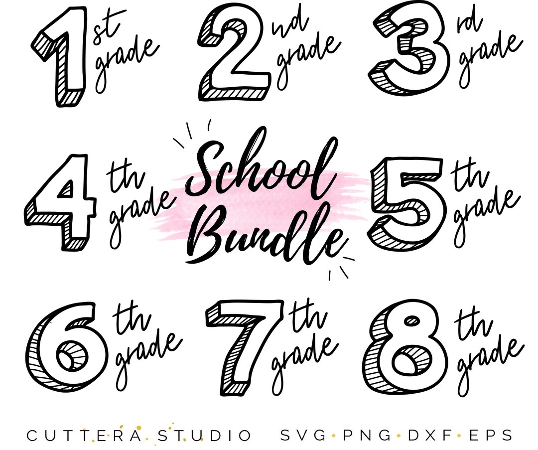 First Day of School Bundle - Back to School Svg, School Svg, Teacher ...