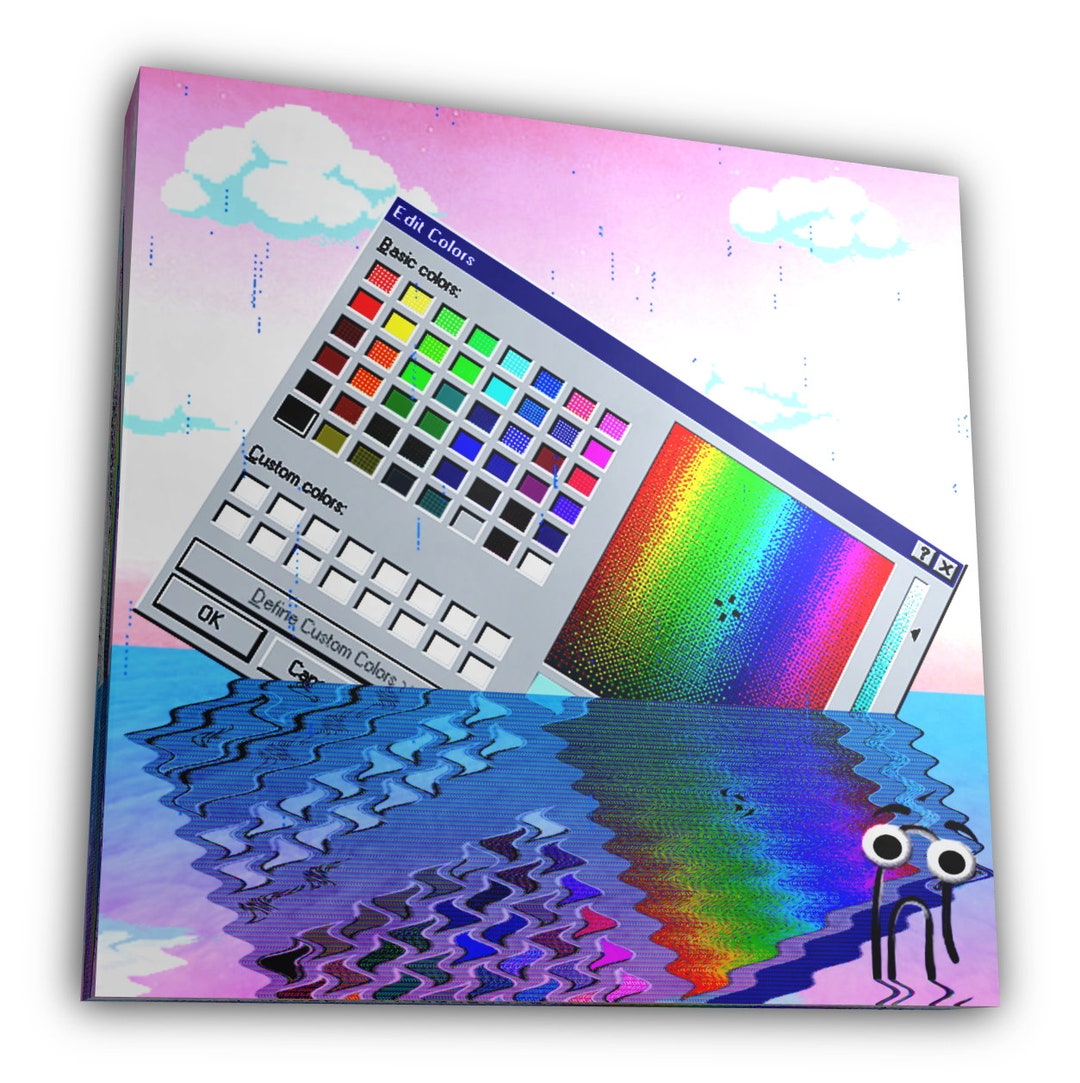 Darkmspaint．exe - MS Paint Microsoft Windows 95 Vaporwave Aesthetic ...