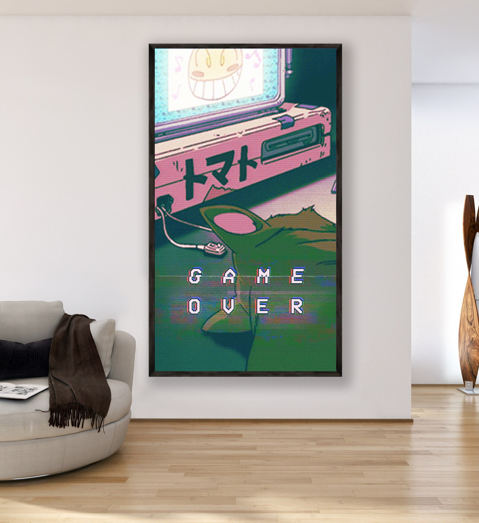 Gameovervaporwave Aesthetic Game Over Room Decor Gamer - Etsy