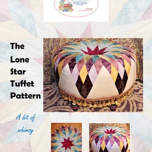 Lone Star Tuffet Pattern With or Without Fabric Kit - Etsy