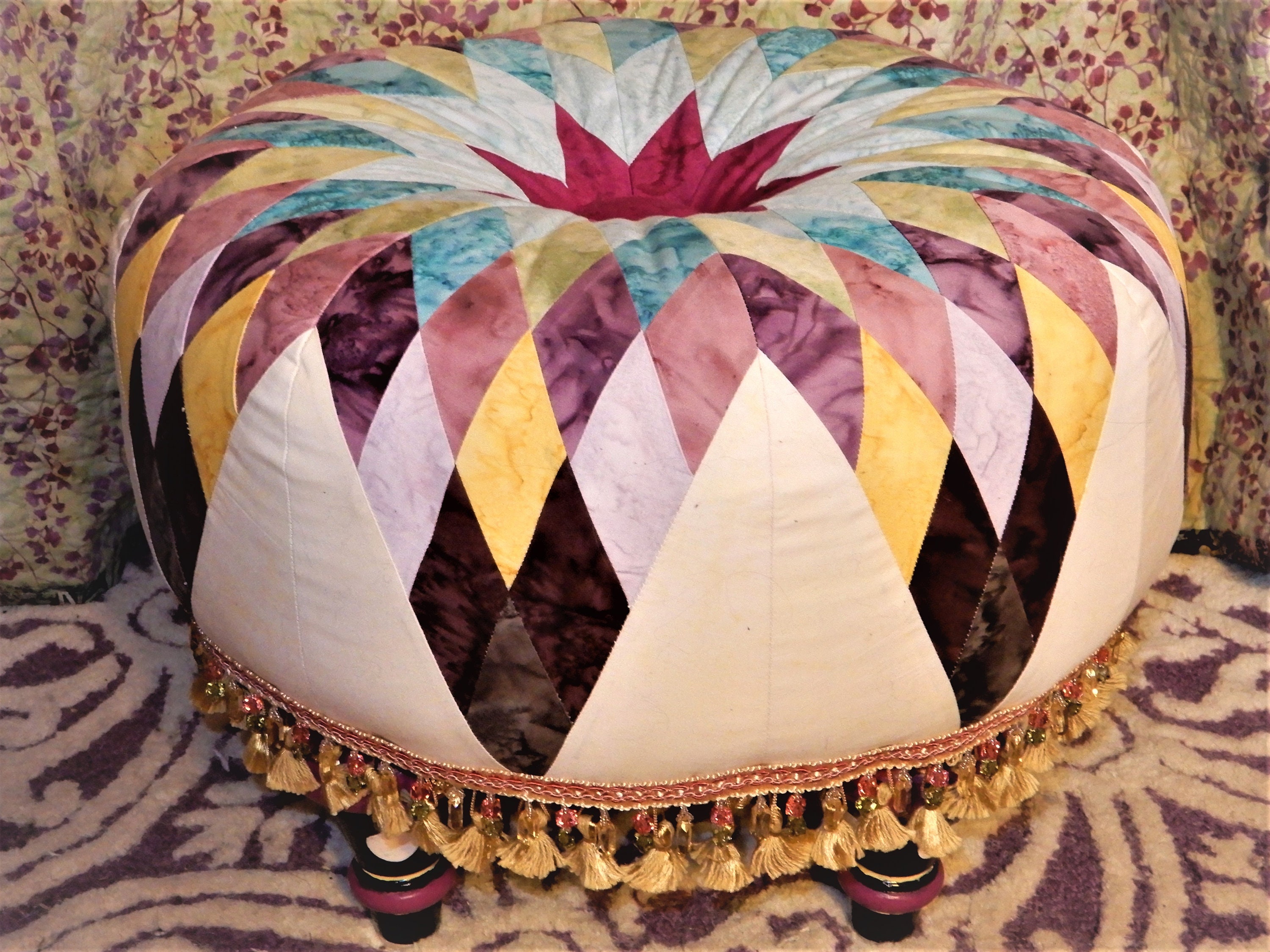 Lone Star Tuffet Pattern With or Without Fabric Kit - Etsy