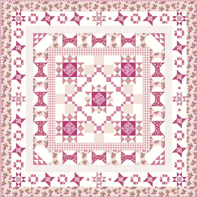 Riley Blake - Hope in Bloom Quilt Kit Featuring Hope in Bloom by ...