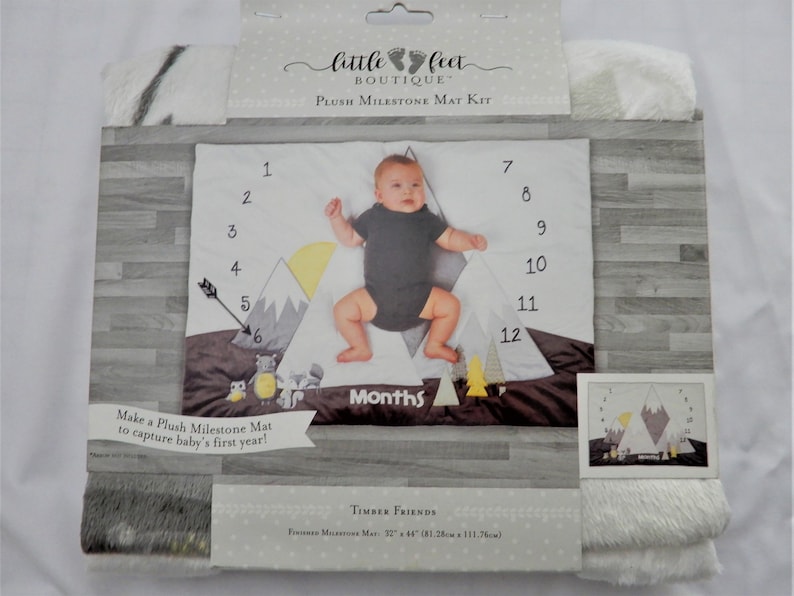 Plush Milestone Mat Kit - Etsy