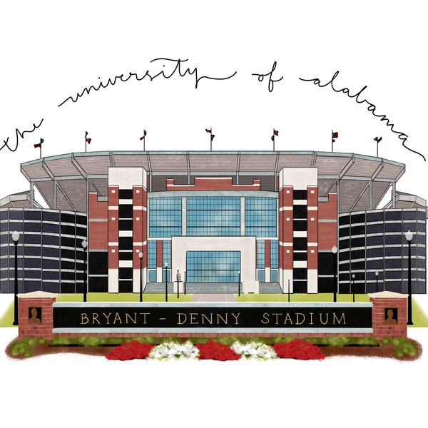 Alabama Stadium Png - Etsy