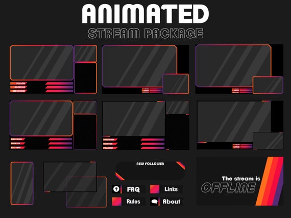 Animated Retro 80s VHS Stream Package Vintage Aesthetic - Etsy Canada