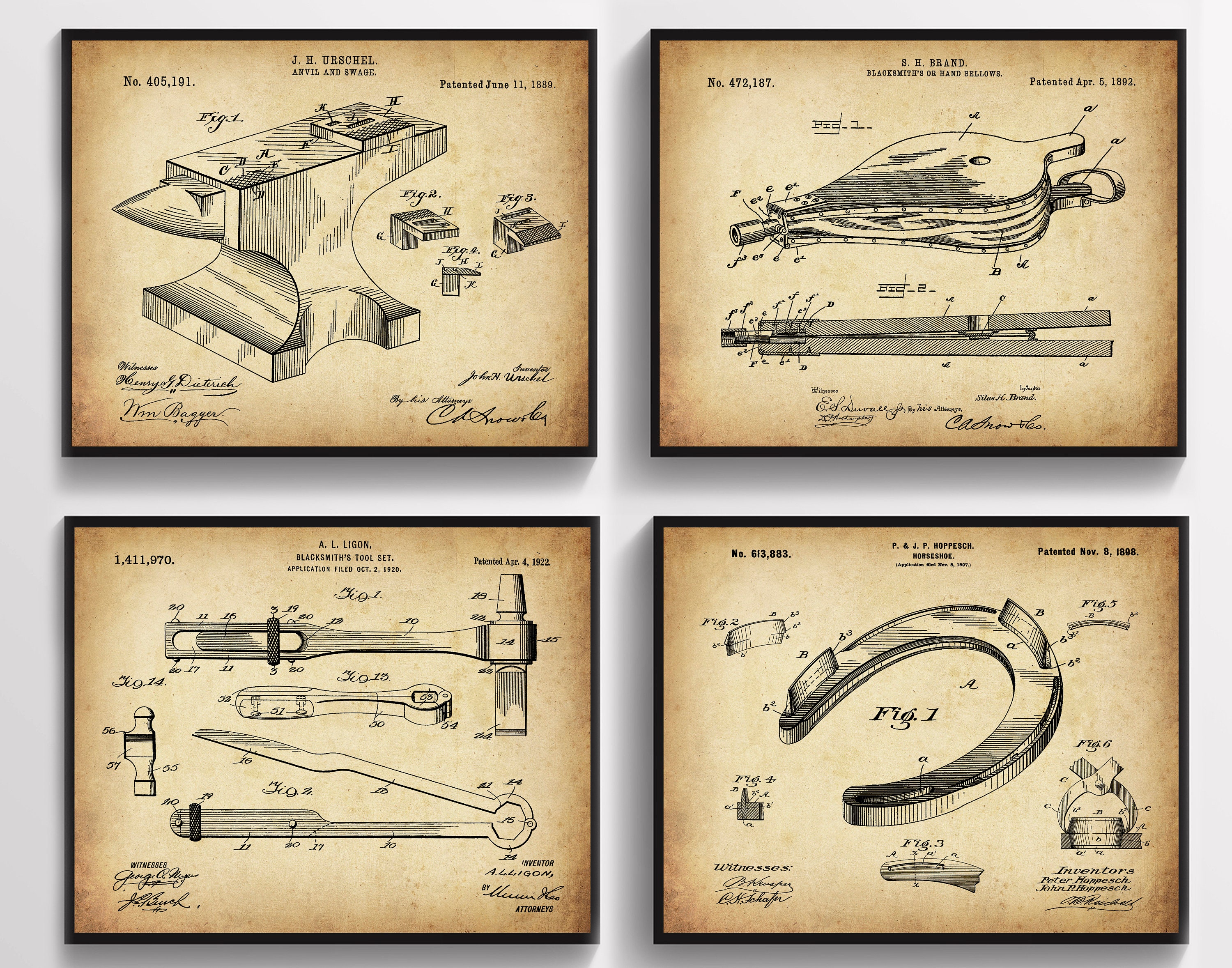 Blacksmith Tool Drawing