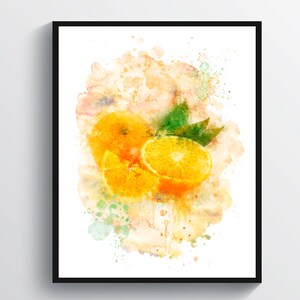 Fruits Printable Set, Fruit Watercolor, Strawberry, Orange, Watermelon ...