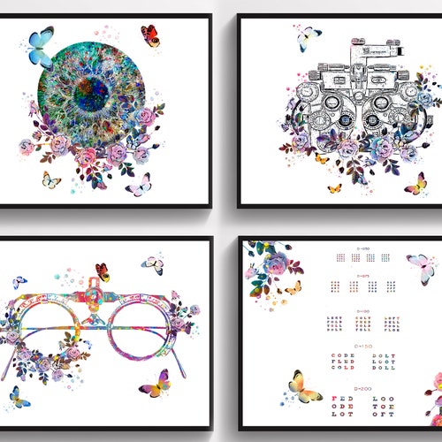 Optometrist Gift Optician Wall Art Optometry Print - Etsy