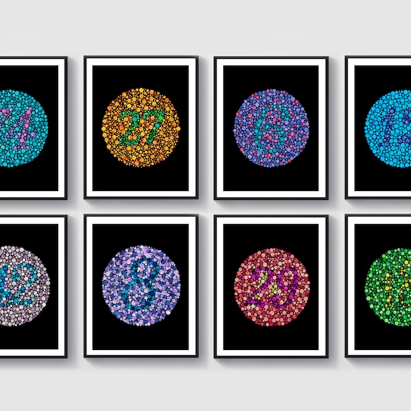 Color Test Cards - Etsy