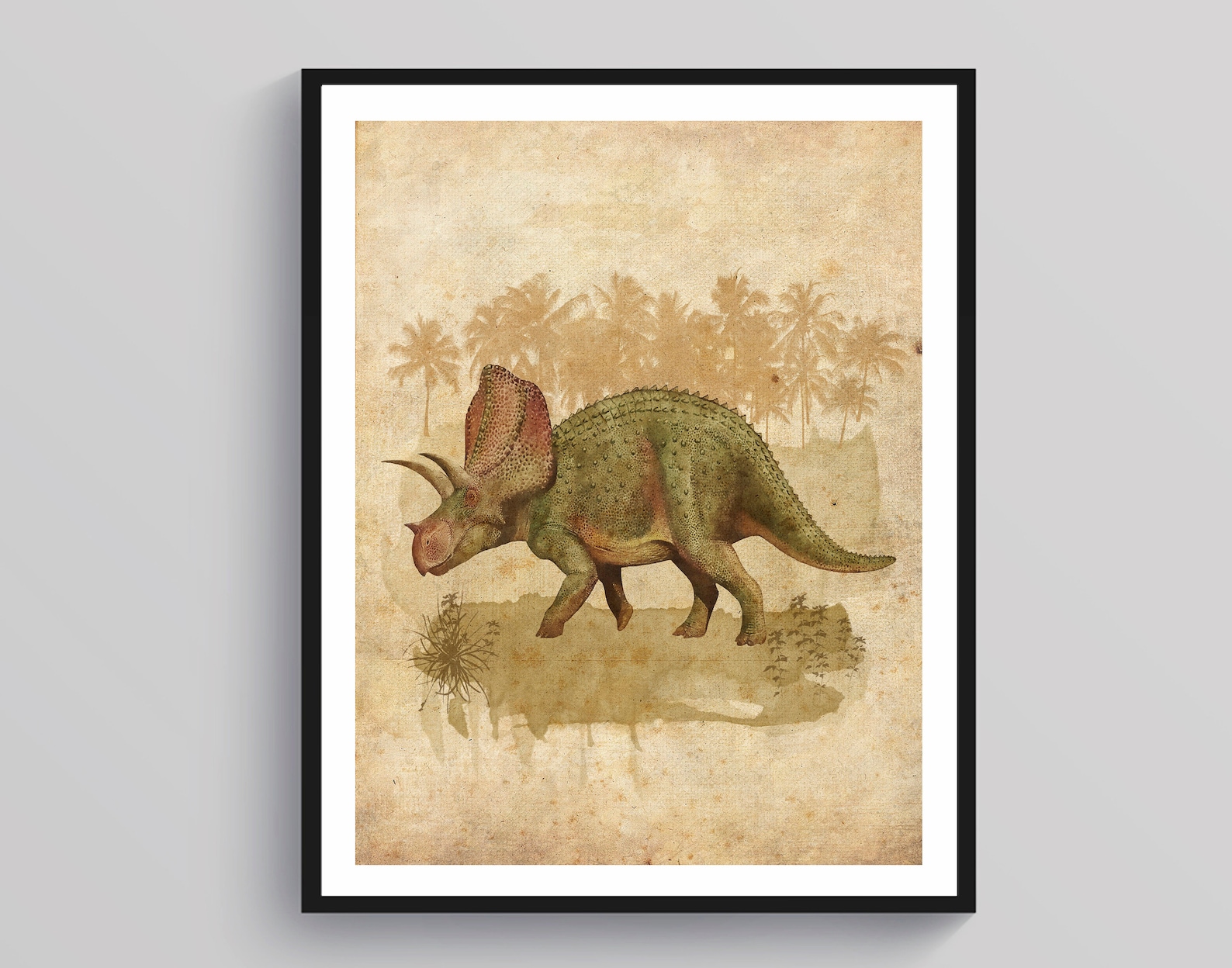 Dinosaur Vintage Poster Set of 15 Giant Reptile Jurassic - Etsy