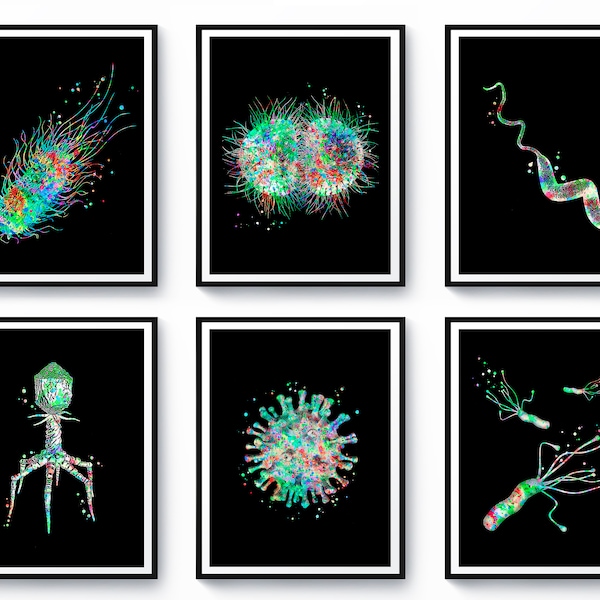 Microbe Art - Etsy