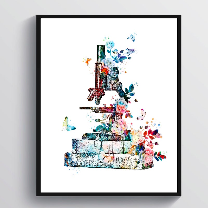 Microscope Art - Etsy