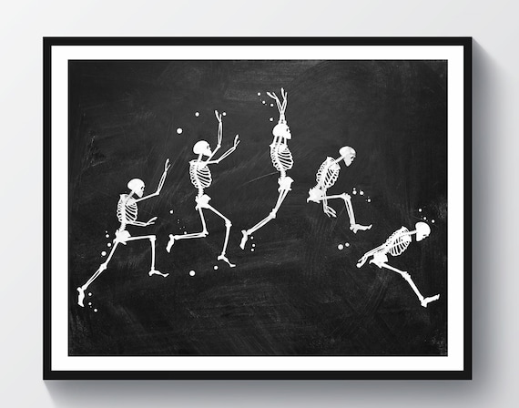 Long Jump Athlete Art Sports Art Skeleton Art Jumper Art Human - Etsy
