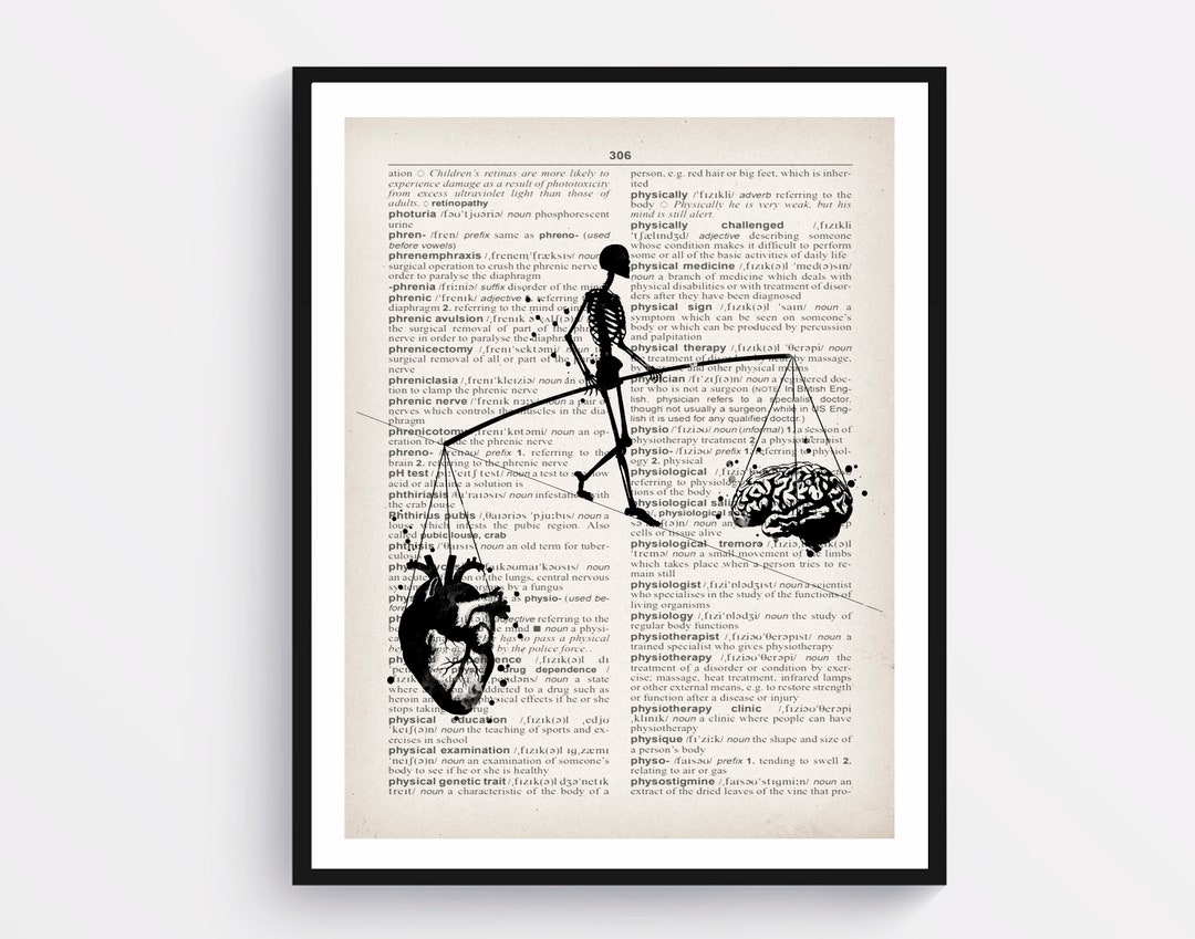 Funambulist Art Anatomy Art Tightrope Walker Art Skeleton Art ...