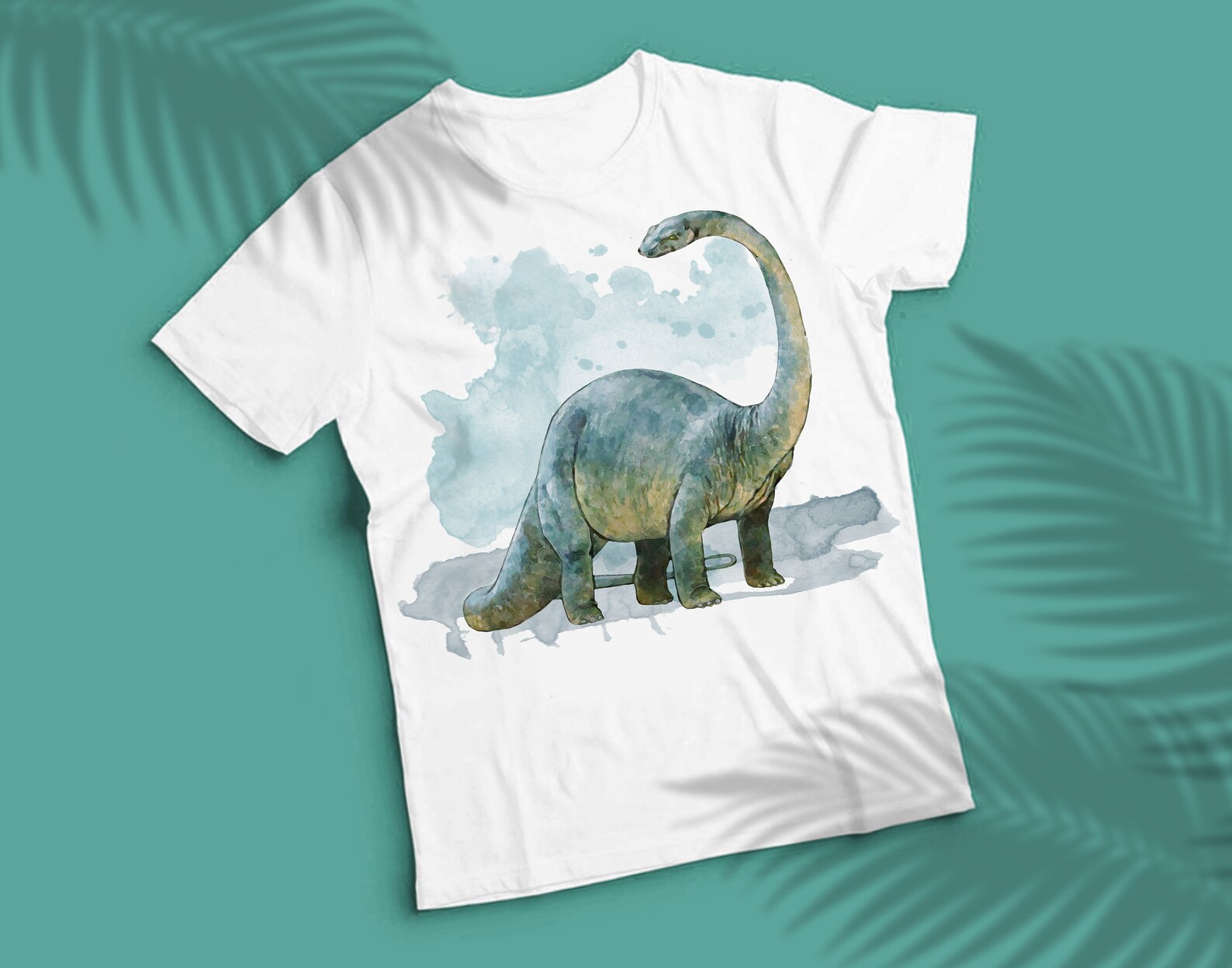 Brontosaurus Clipart Dinosaur Clipart Watercolor PNG Clipart - Etsy