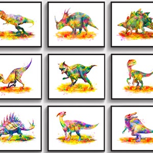 Dinosaur Poster - Etsy UK