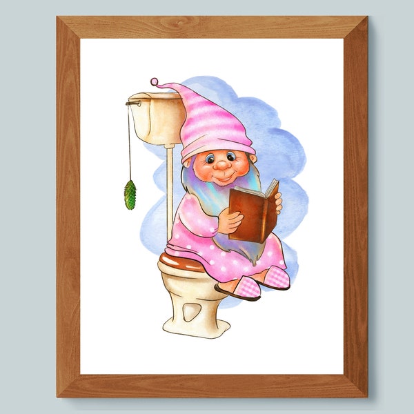 Bathroom Gnome - Etsy