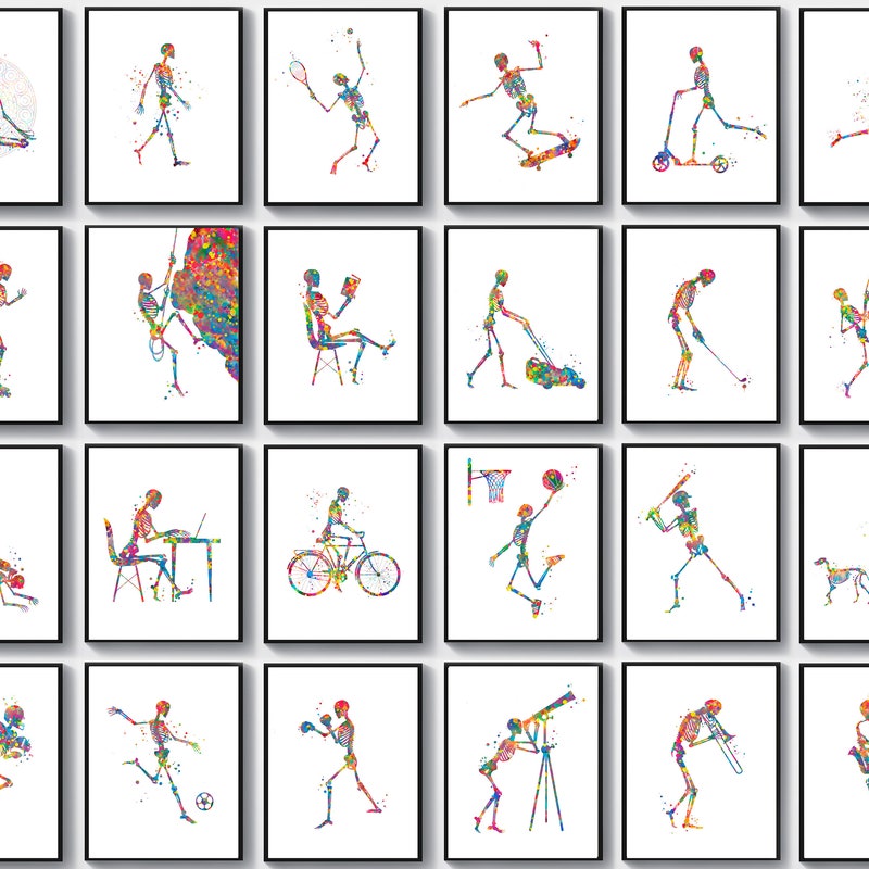 Fitness Anatomy Art - Etsy