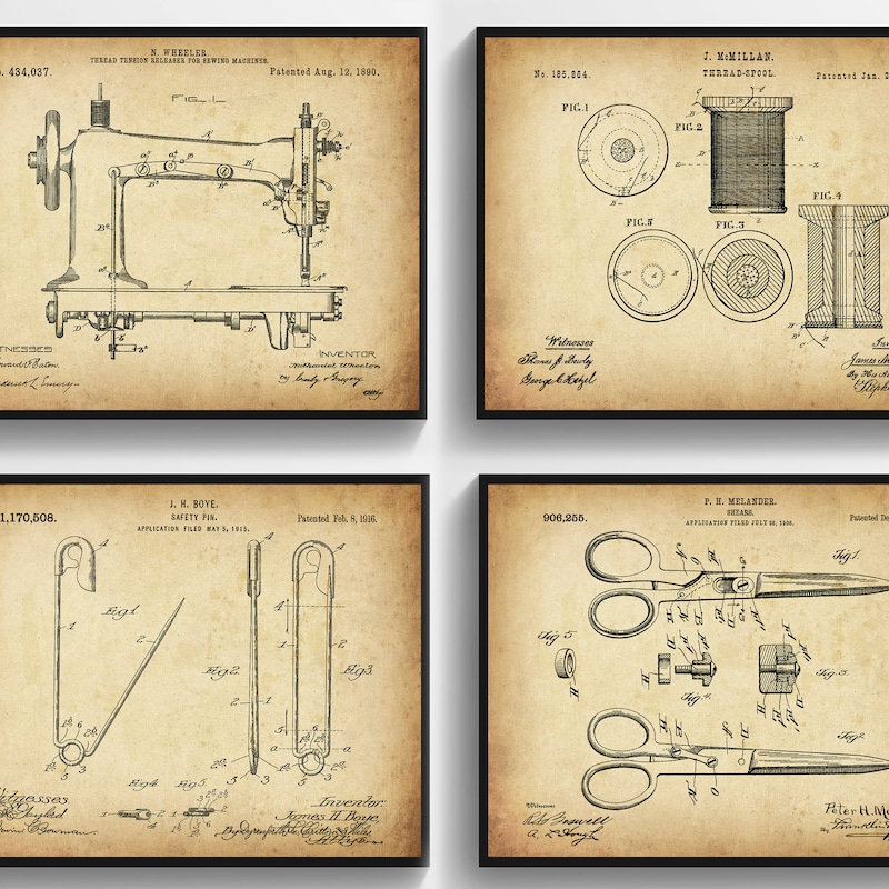 Sewing Machine Art - Etsy