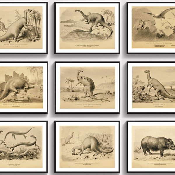 Shop Dinosaur Wall Art - Etsy