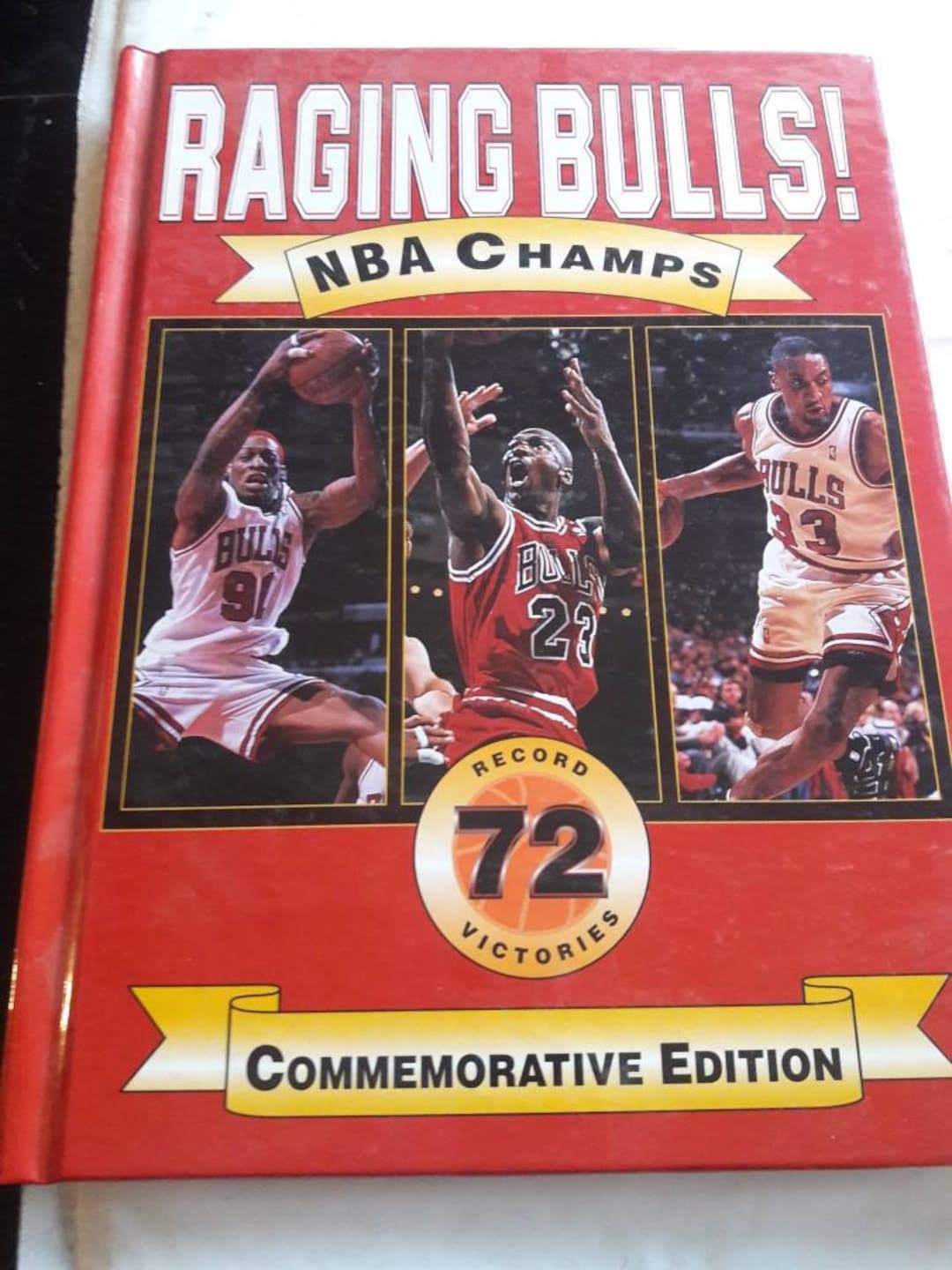 Vintage Chicago Bulls 72 Wins. Hardcover Book - Etsy