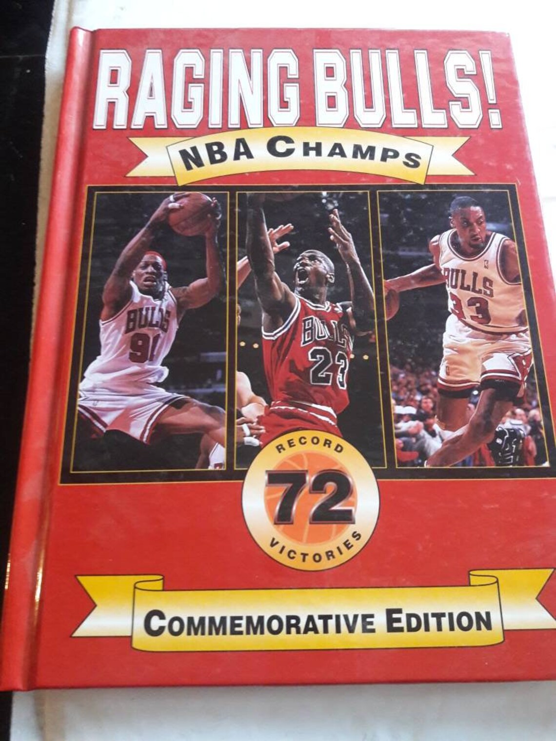Vintage Chicago Bulls 72 Wins. Hardcover Book - Etsy