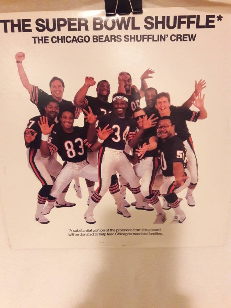 Vintage Chicago Bears Super Bowl Shuffle Album Etsy