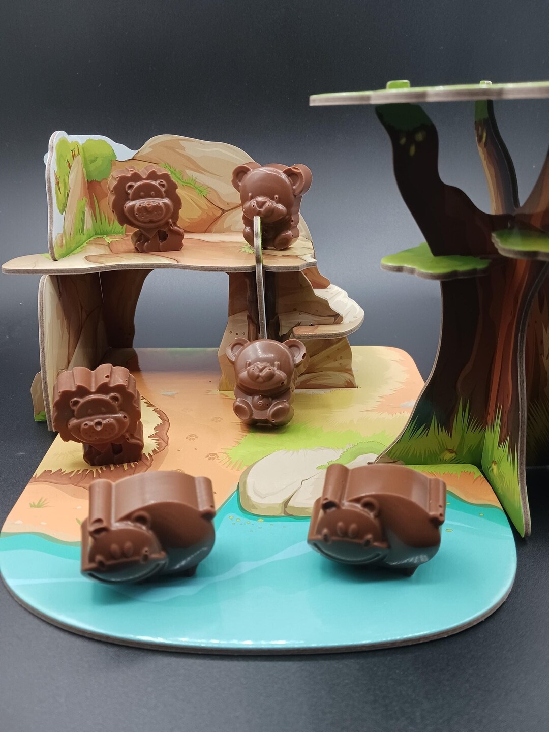 6 X Jungle Animal Themed Chocolates. Ideal Present for Any Budding ...