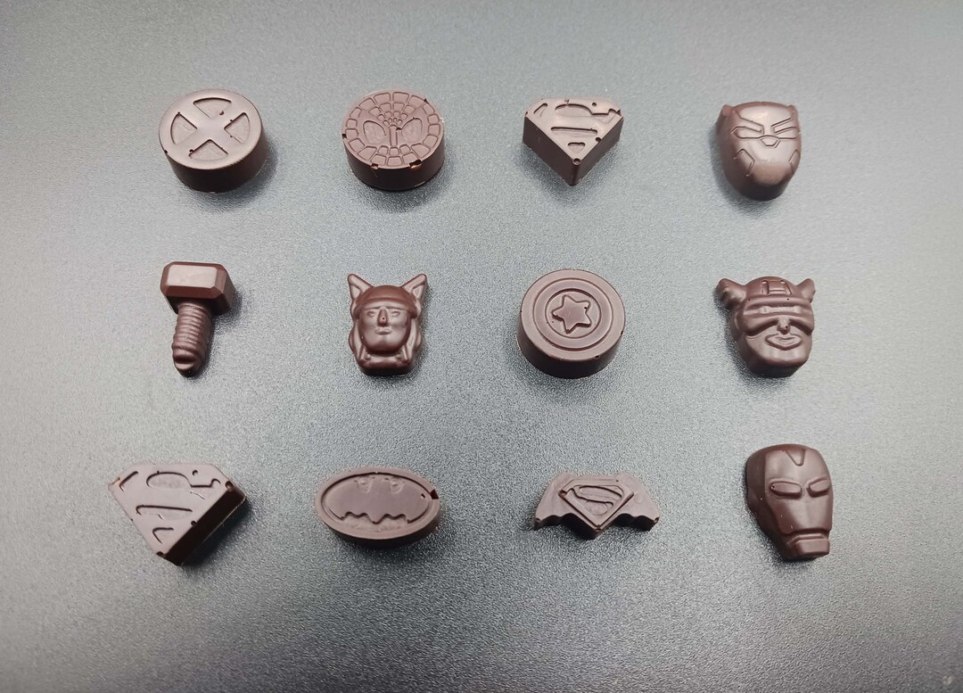18 Mini Super Hero Chocolates: Marvelite Gift - Etsy UK
