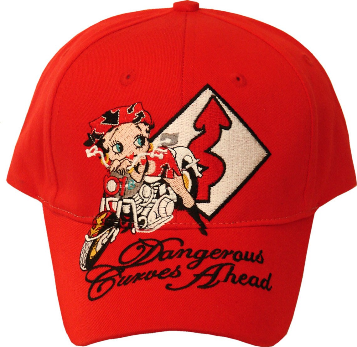 Brand New Limited Edition Betty Boop Dangerous Curves One Size Baseball ...