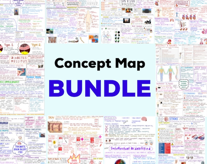 TBI One-page Reference Sheet / Concept Map - Etsy Canada