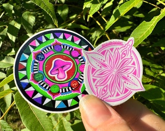 Mini Trippy Triangles Sticker Pack Mini Holographic Stickers Triangle ...